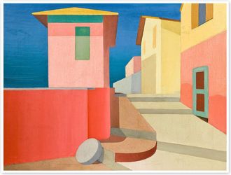 Posterlounge Felicit&eacute;, Menton Poster von Torsten Jovinge 70 x 50 cm Bunt Wandbilder Wanddeko