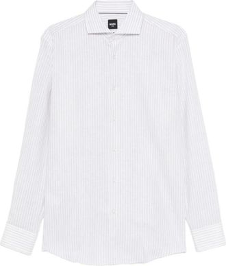 HUGO BOSS Homme, Chemises, Blanc, Taille: 3XL Hank Shirt