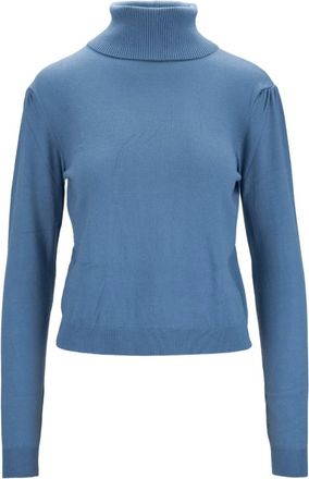 SoAllure Femme, Pulls, Bleu, Taille: 40 FR Turtleneck