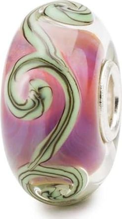 Trollbeads TGLBE-20122 Traces on Purple Glas Bead, taille unique, Verre, Pas de gemme