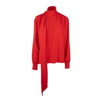 Prada Damen, Blusen & Hemden, Rot, LGr&ouml;&szlig;e
