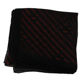 Costume National Femme, Accessoires, Noir, Taille: ONE Size Silk Bandana