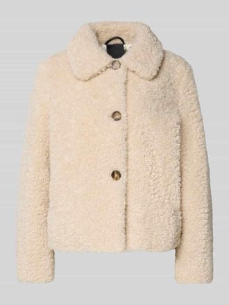 Fuchs Schmitt Regular Fit Jacke aus Teddyfell mit Umlegekragen