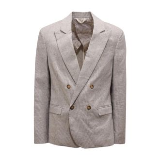 Imperial Jz2Offz Gestreifter Blazer - - Jackets - Herren - Beige - M