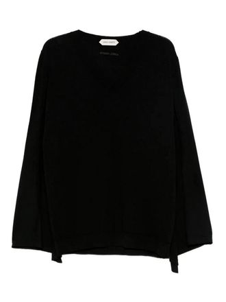 Alberta Ferretti Pull Col Rond - Noir