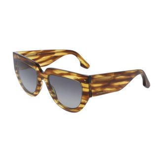 Victoria Beckham Femme, Accessoires, Brun, Taille: ONE Size Acetate Stylish Lunettes de soleil