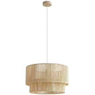 Lindby Suspension &agrave; intensit&eacute; variable Anuva en papier pour salon & salle &agrave; manger