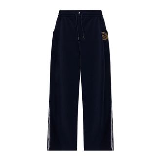 Dolce & Gabbana Homme, Pantalons, Bleu, Taille: L Pantalon avec appliqu&eacute;