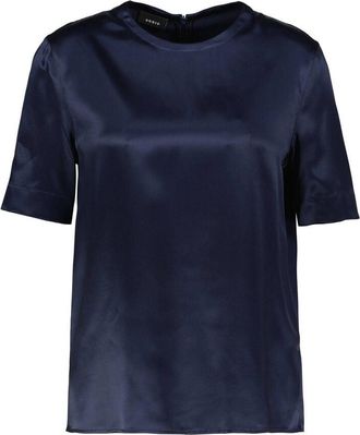 Akris Damen Seidenbluse