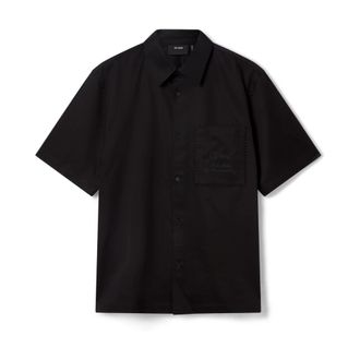 Axel Arigato Stitch Embroidered Shirt - - Shirts - Herren - Schwarzk - L