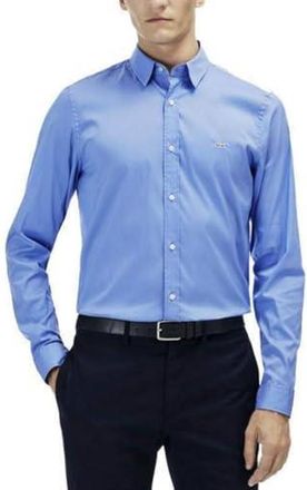 Lacoste Chemise Slim Fit Homme Bleu Marine 42