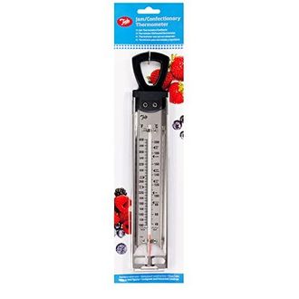 Tala Konfitürenthermometer - Temperaturführer aus Edelstahl für Süßwaren - Leicht ablesbare Markierungen, Quecksilberfrei - Von 40°C bis 200°C - Backzubehö