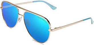 Clandestine Panorama Gold Light Blue by HYPE - Lunettes de soleil nylon HD homme & femme