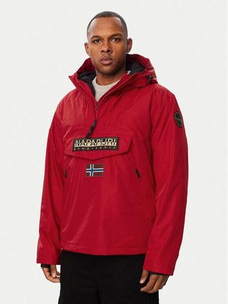 Napapijri Anorak Rainforest Next NP0A4IB9 Rot Regular Fit