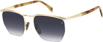 Eyewear by David Beckham unisex, Accessoires, Jaune, Taille: 55 MM DB 1225/S Lunettes de soleil