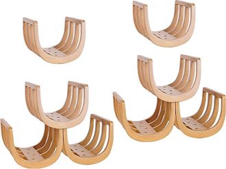 Generic Weinflaschenhalter, U-f&ouml;rmiges Weinregal, Frei Kombinierbar, Robust und Stabil, Schlicht und Vielseitig, f&uuml;r Bars, K&uuml;chen, Wohnzimmer und Weing&uuml;ter(Na