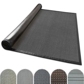 Casa Pura Outdoor-Teppich mit Bord&uuml;re | ideal f&uuml;r Terrasse, Balkon, Garten, K&uuml;che, Flur | aus Kunststoff wetterfest und rutschsicher | Viele Gr&ouml;&szlig;en und Farben (