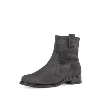 Gabor Damen Chelsea Boots, Frauen Stiefeletten,halbstiefel,Kurzstiefel,uebergangsschuhe,uebergangsstiefel,flach,Dark-Grey(Flausch),38.5 EU / 5.5 UK