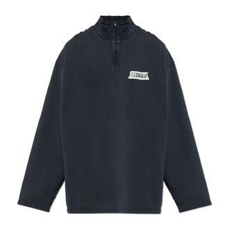 Balenciaga Herren, Sweatshirts & Hoodies, Schwarzk, 2XLGr&ouml;&szlig;e