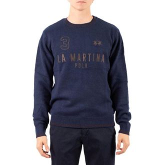 La Martina Herren, Strickwaren, Blau, XLGr&ouml;&szlig;e