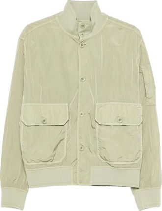 C.P. Company C.p. Company, Homme, Vestes, Vert, Taille: XL Chrome-R Button Bomber Jacket