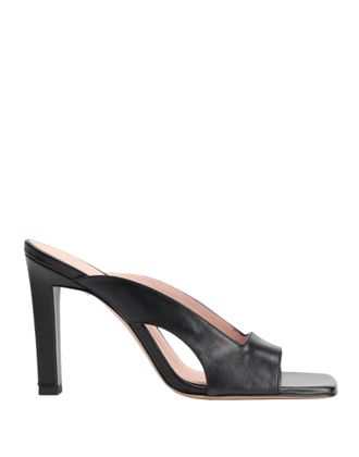 8 by YOOX SATIN SQUARE TOE HIGH-HEEL SANDAL