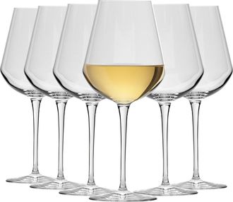 Bormioli Rocco Inalto UNO Weißweingläser - 470ml - Pack Von 6