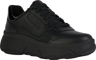 Geox Damen D Nebula 2.0 X B Sneaker, Black, 36 EU