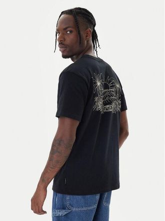 Quiksilver T-Shirt Right Point Mor AQYZT09905 Schwarz Regular Fit