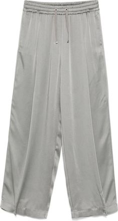 Herno Hose aus Satin - Grau