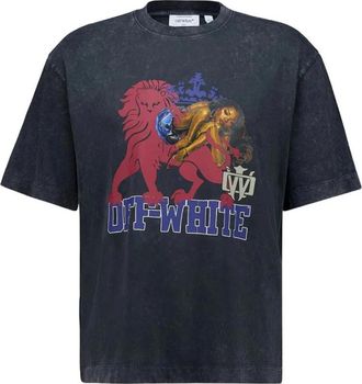 Off-white Homme, Tops, Noir, Taille: XL Crew Neck T-shirt