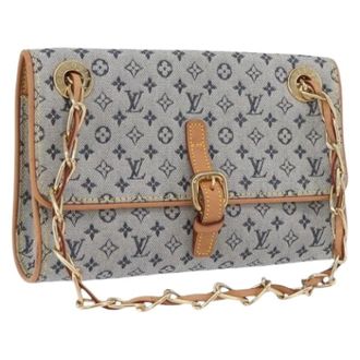 Louis Vuitton Sac bandouli&egrave;re Pre-owned Vintage Monogram Mini en toile - Femme - Pre-owned - Bleu - Taille: ONE Size