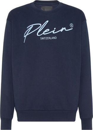 Philipp Plein Herren, Sweatshirts & Hoodies, Blau, 3XLGr&ouml;&szlig;e