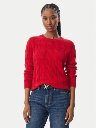 Tommy Hilfiger Pullover WW0WW43586 Rot Regular Fit