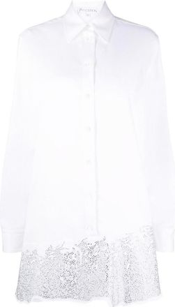 J.W.Anderson J. W. Anderson Knielanges Kleid - Wei&szlig;