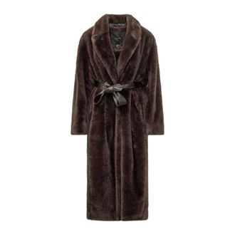 Pinko Calendula Mantel - - Coats - Damen - Braun - L