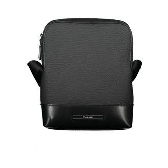 Calvin Klein Schwarze Umh&auml;ngetasche mit Kontrastdetails - - Bags - Herren - Schwarzk - ONE SIZE