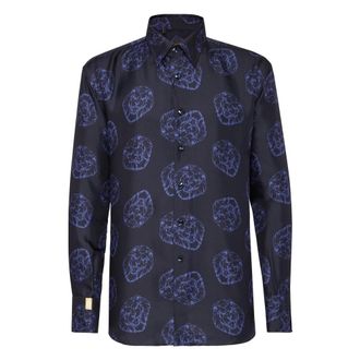 Billionaire Boys Club Homme, Chemises, Bleu, Taille: XS Baroque Shirt
