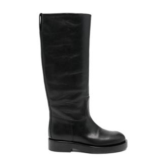 PARIS TEXAS Schwarze Seiden- & Nylonstiefel - - Shoes - Damen - Schwarzk - 39 EU