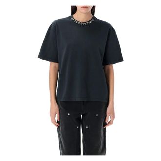 Golden Goose Crystals T-shirt - - Tops - Damen - Schwarzk - S