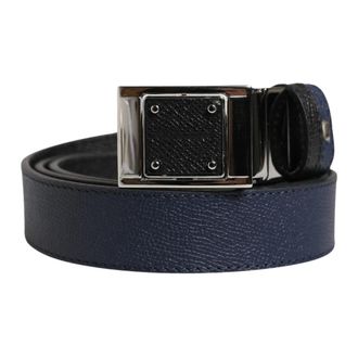 Dolce & Gabbana Homme, Accessoires, Bleu, Taille: 115 CM Gorgeous Belt