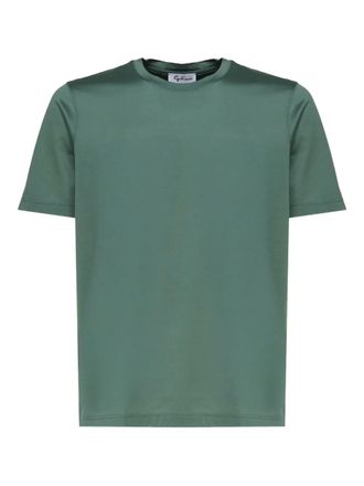 John Galliano t-shirt &agrave; col rond - Vert