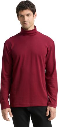 Tom Tailor Herren 1048614 Basic Rollkragenshirt, 14155 - Cabarnet Bordeaux Red, 3XL EU