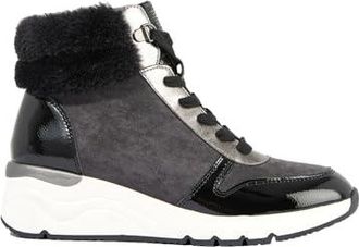 Joe Browns Femme Cosy Faux Fur Trim Trainer Boots Bottine, Gris, 38 EU