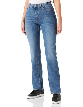 BOSS Womens ADA STR HR 1.1 Jeans_Trousers, Bright Blue437, 30W / 34L