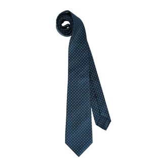 Kiton Homme, Accessoires, Bleu, Taille: ONE Size Cravate en soie &agrave; motifs