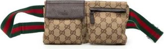 Gucci unisex, Pre-owned, Beige, Taille: ONE Size Pre-owned Canvas Belt Bag
