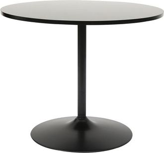 Miliboo Design-Esstisch rund Schwarz D90 CALISTA