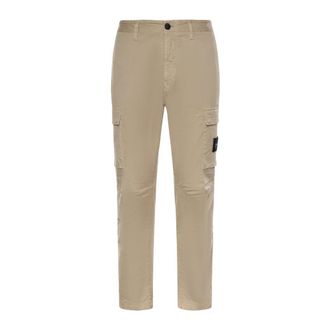Stone Island Regular Cargo-Hose mit schmal zulaufendem Bein - - Trousers - Herren - Beige - W32