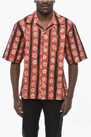 Marni Bowling-Hemd Aus Baumwolle Mit Blumenmuster Gr&ouml;&szlig;e 50